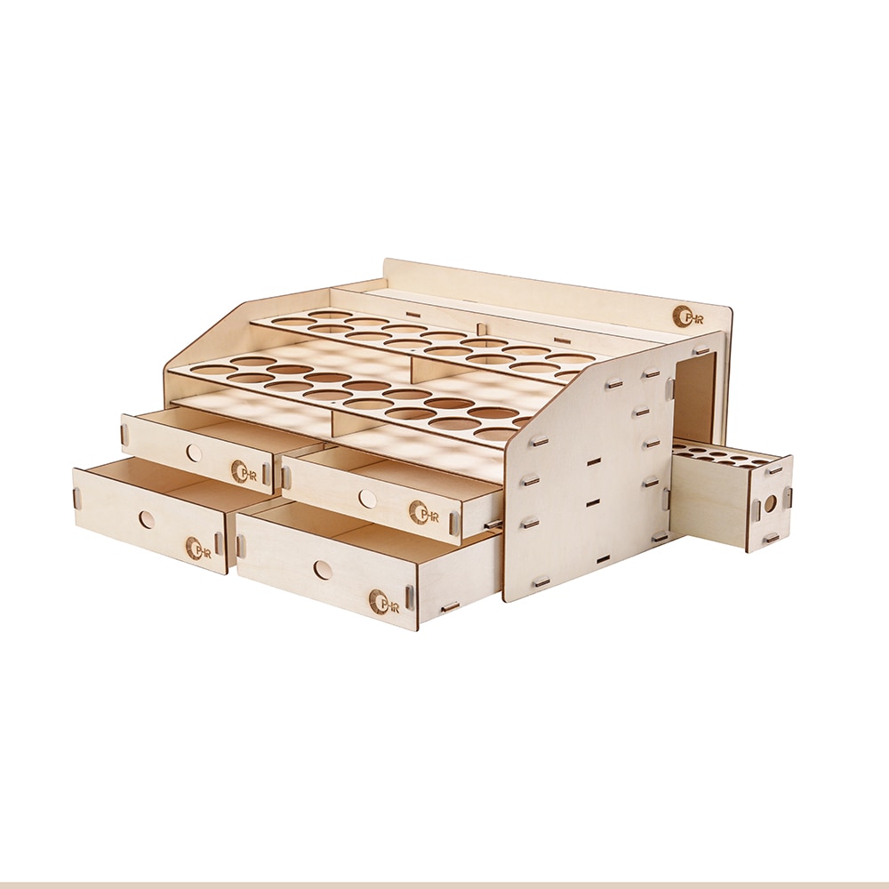 OPHIR Wood Paint Rack with Mar Pen Storage Rack Ar... – Grandado