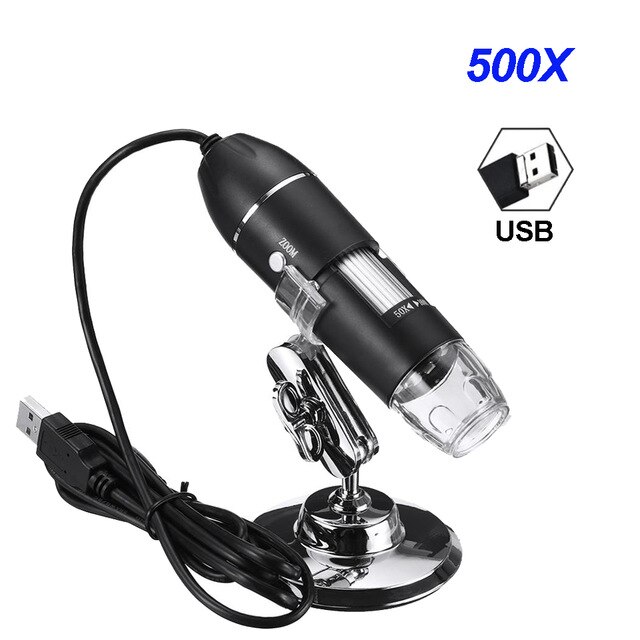 3in1 Adjustable 1600X 1080P 8 LED Digital Microsco... – Grandado