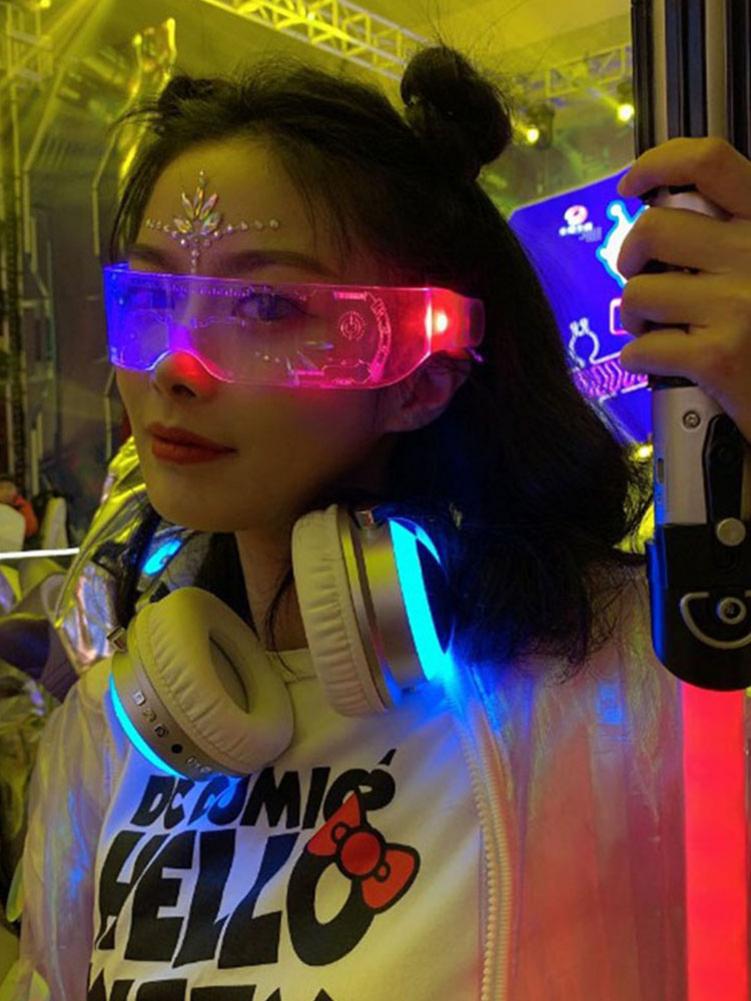 Colorful LED Luminous Glasses Led Light Up Visor E... – Vicedeal