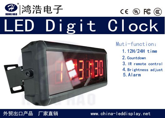 12/24H time LED Clock,minutes and seconds countdow... – Vicedeal