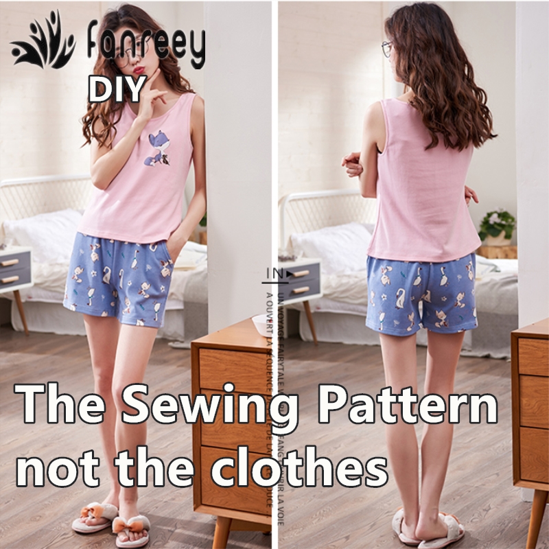 Lady's Vest Pajama Suit Dress Sewing Patterns Temp... – Grandado