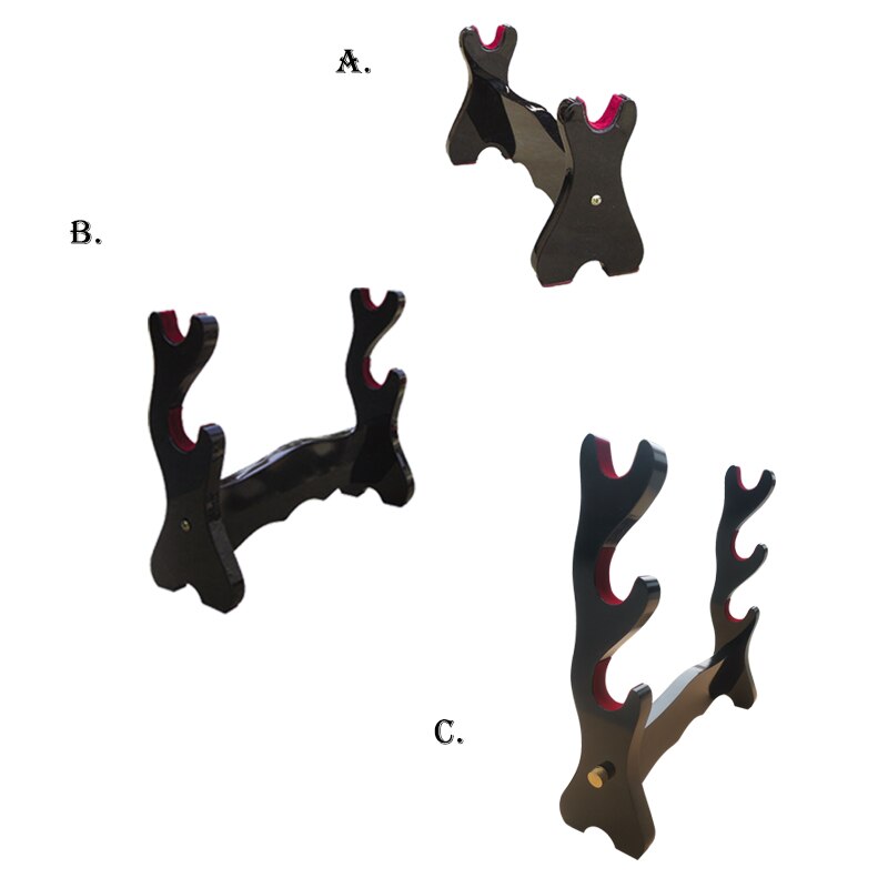 Grade A Hard Wood Sword Stand For Display Black Gl... – Vicedeal