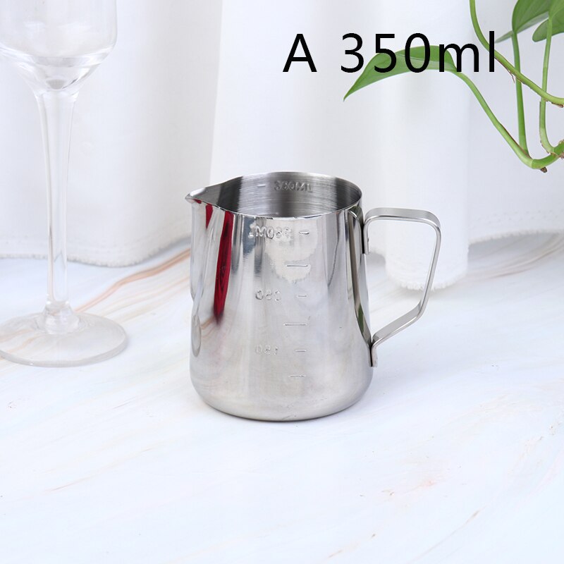 Stainless Steel Milk Frothing Jug Graduated Tape E... – Grandado
