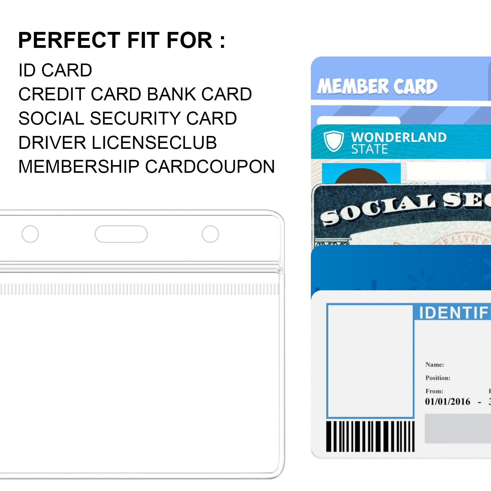 Health Card Vaccine Card Protective Case Waterproo... – Vicedeal