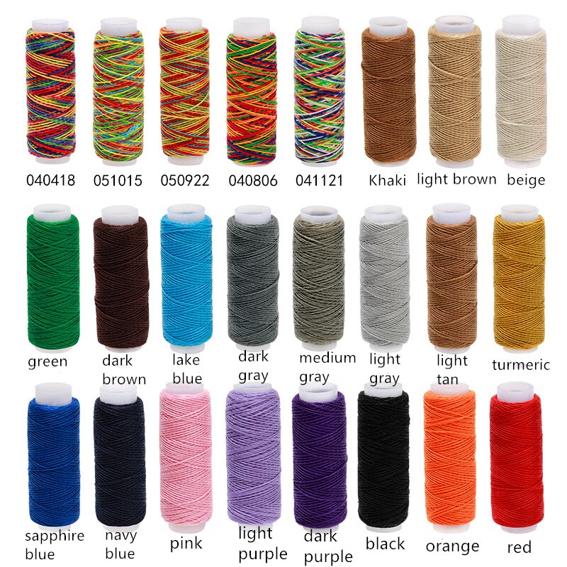 24 colors 203 denim thread, polyester sewing threa... – Grandado