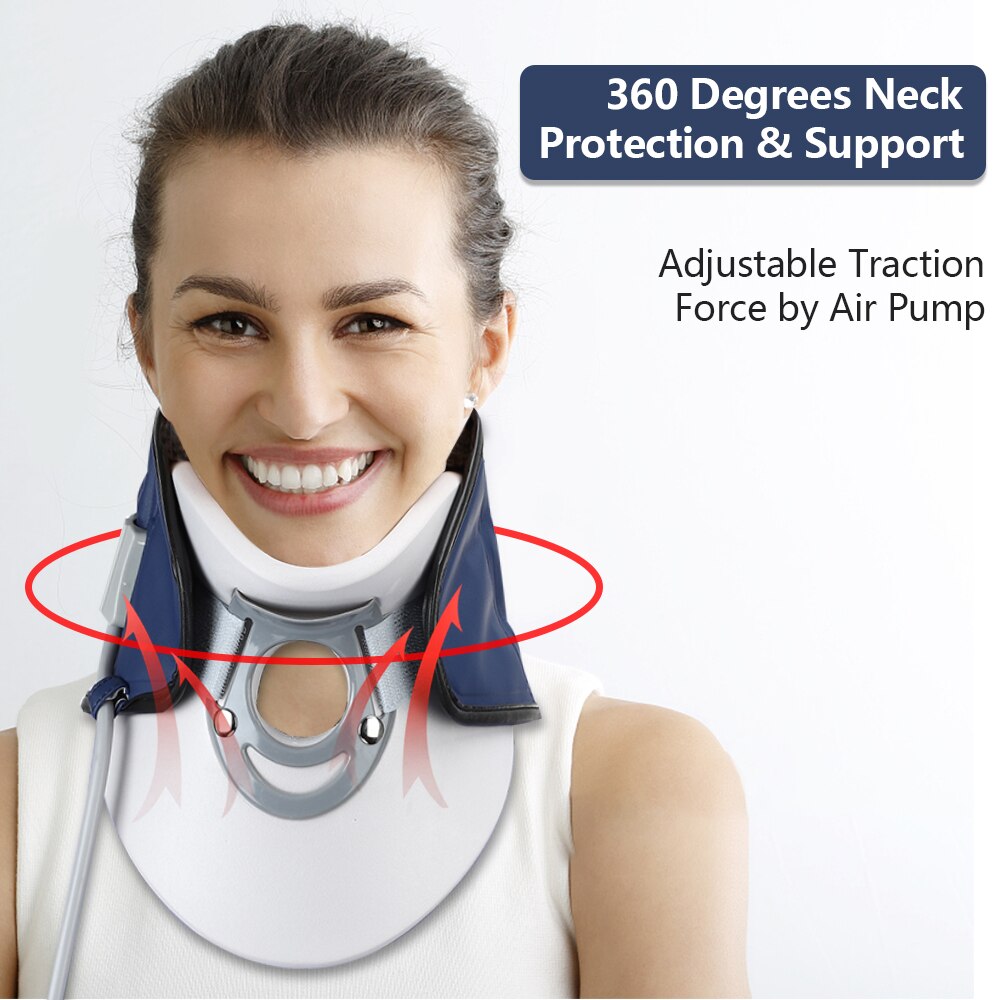 Inflatable Neck Traction Cervical Adjustable Neck ... – Grandado