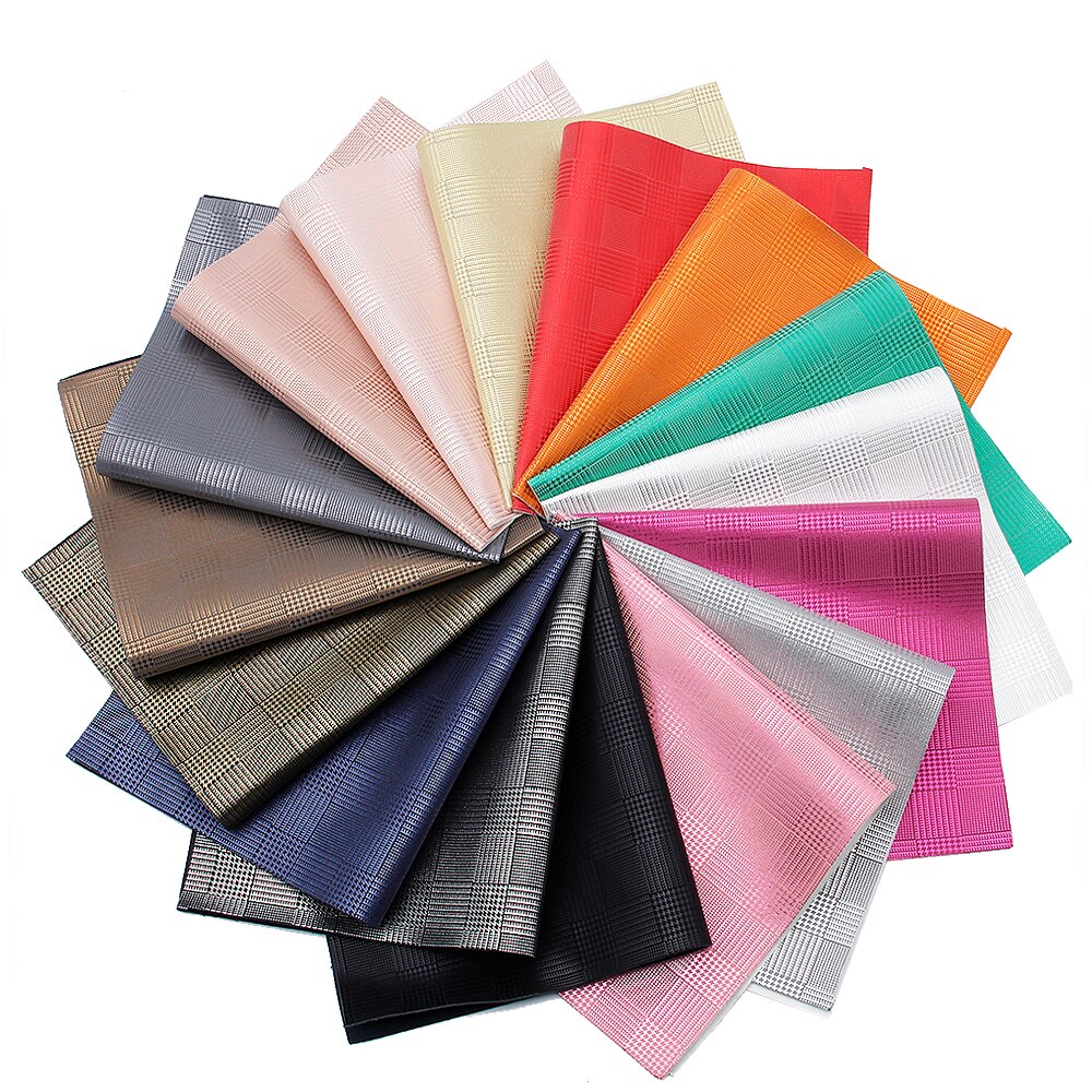 20*34cm Plain Color Plaid Color Foil Bump Texture ... – Vicedeal