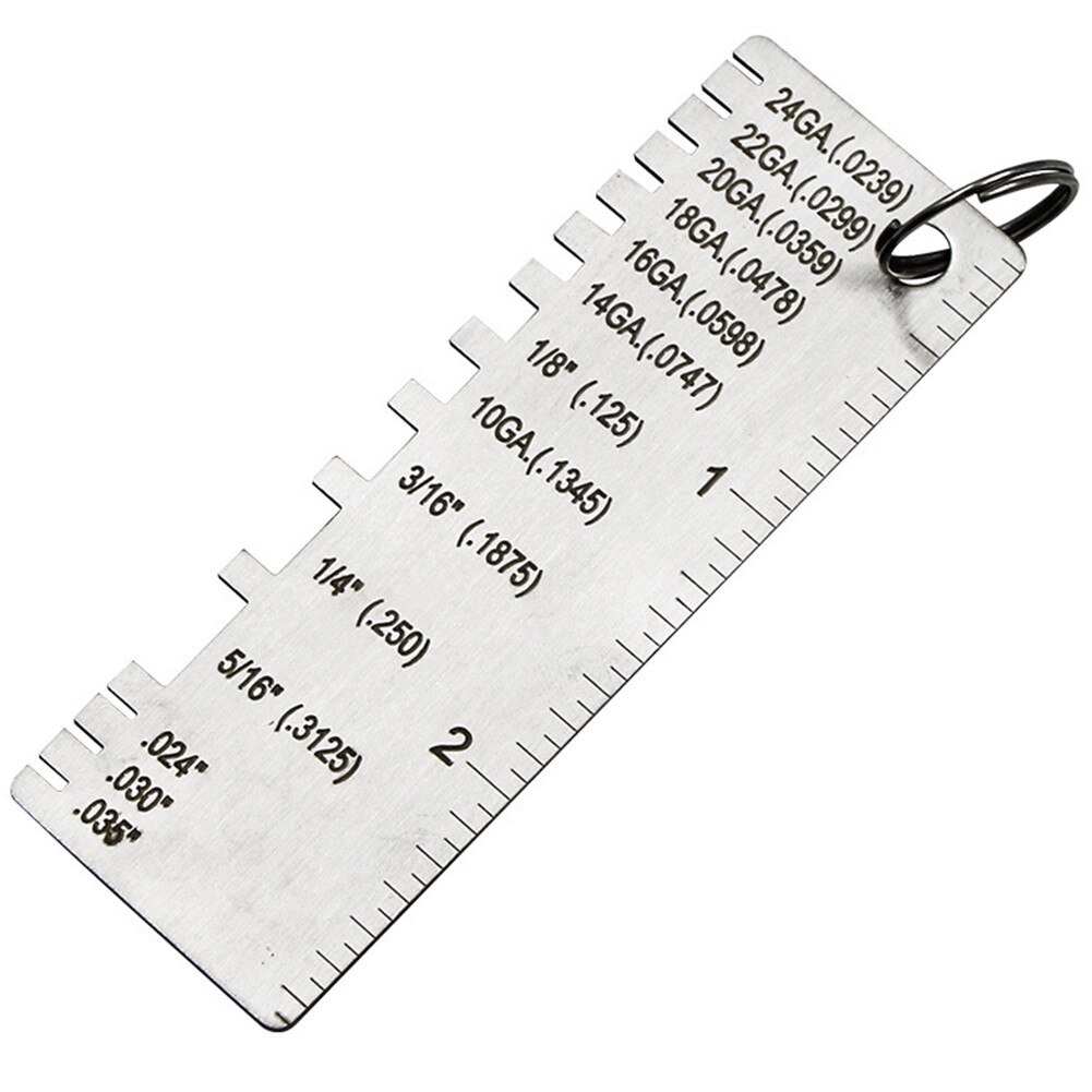 1/2Pcs Stainless Steel Metal Weld Thickness Gauge ... – Grandado