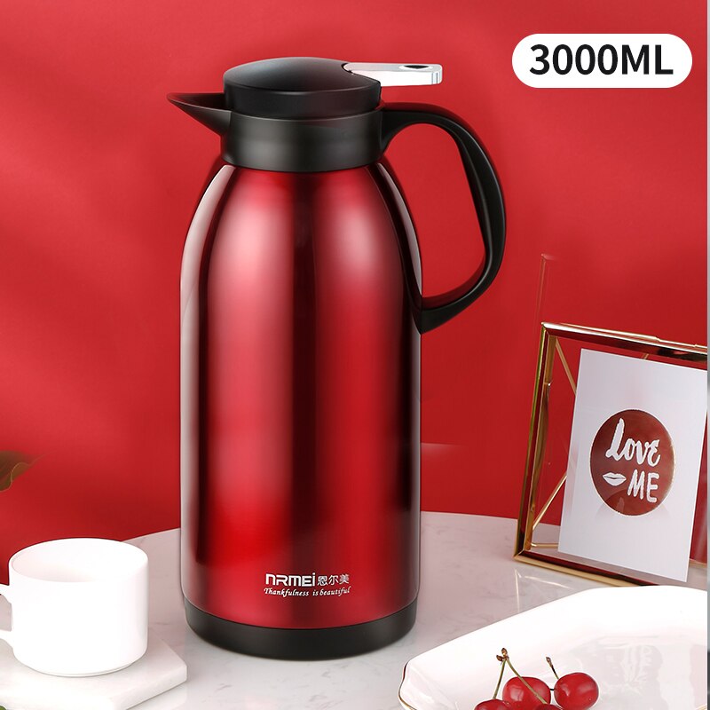 1600/2000/3000ML Stainless Steel Thermal Coffee Ca... – Grandado