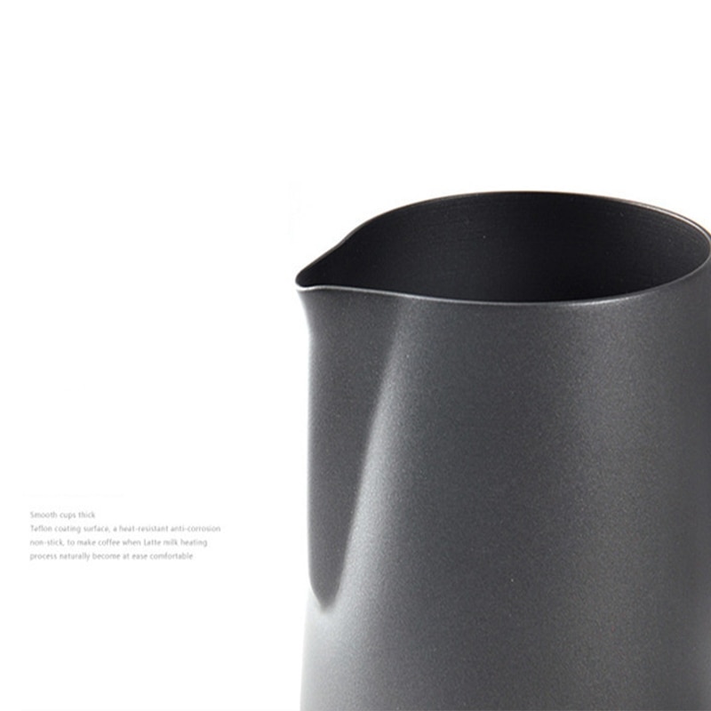 WSFS Black Non-Stick Coating Coffee Mug Cup Jug St... – Vicedeal