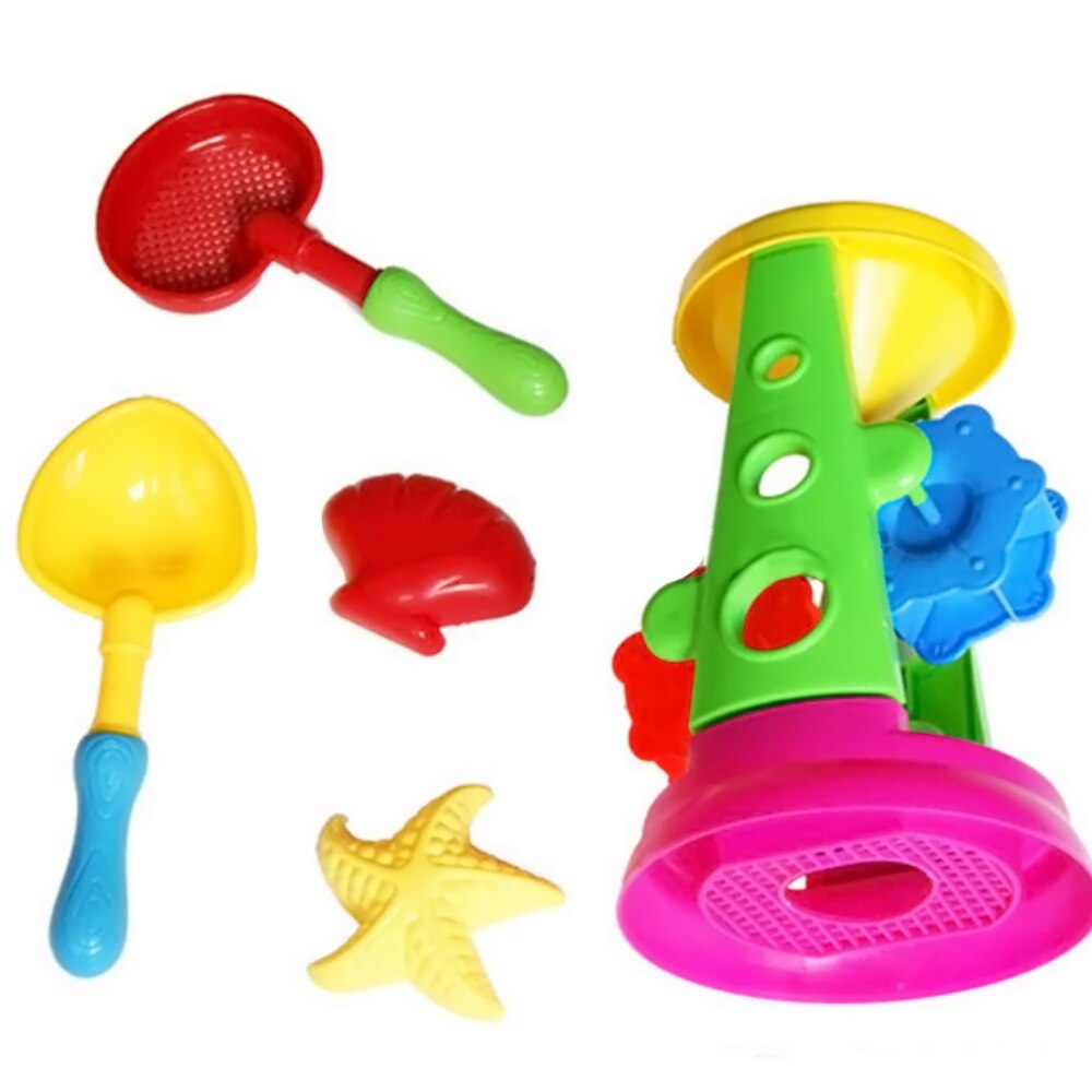 5 PCS Kids Color Sand Beach Sandbeach Toys Spoon H... – Grandado