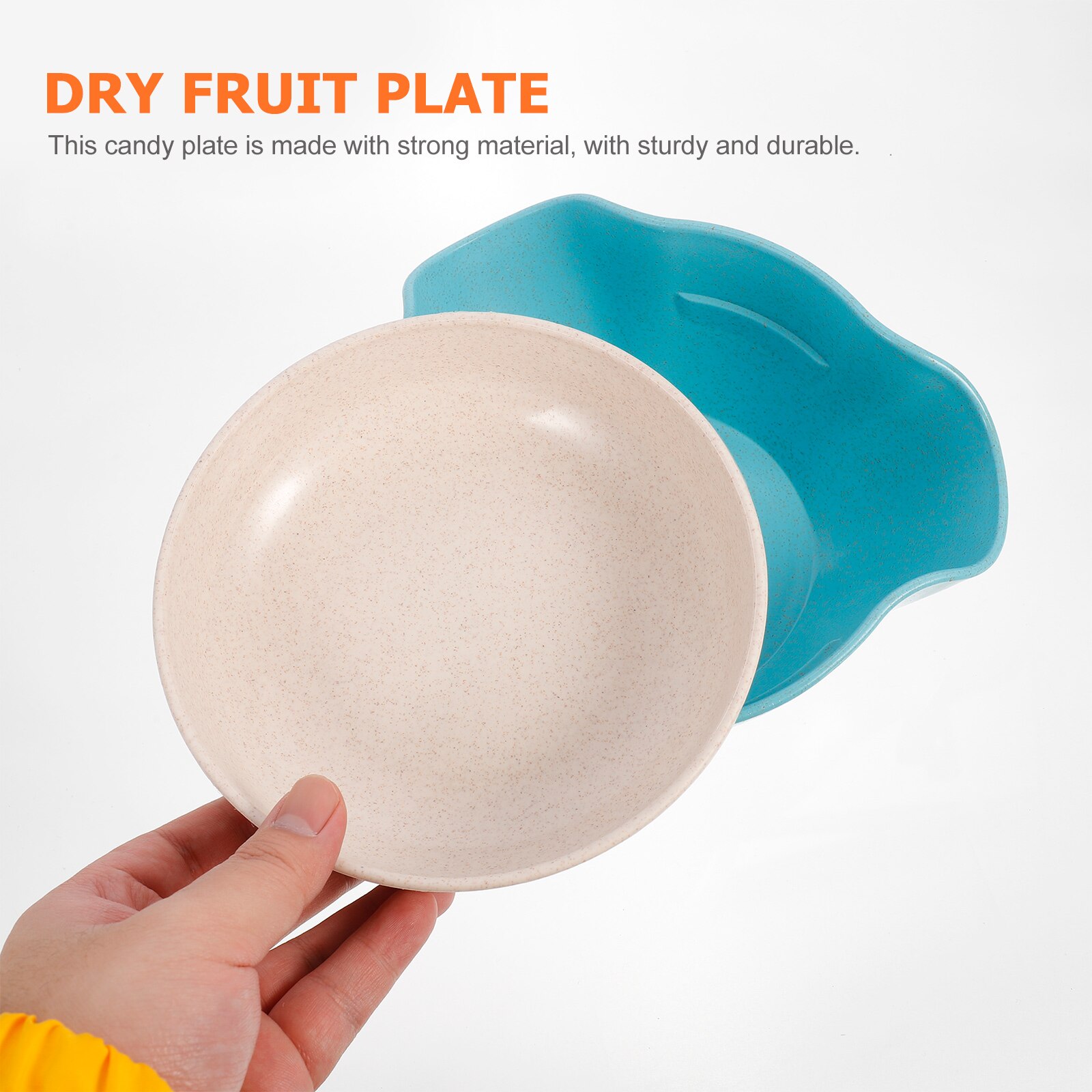 1 Set Dry Fruit Plate Double Layer Snack Plate Par... – Grandado