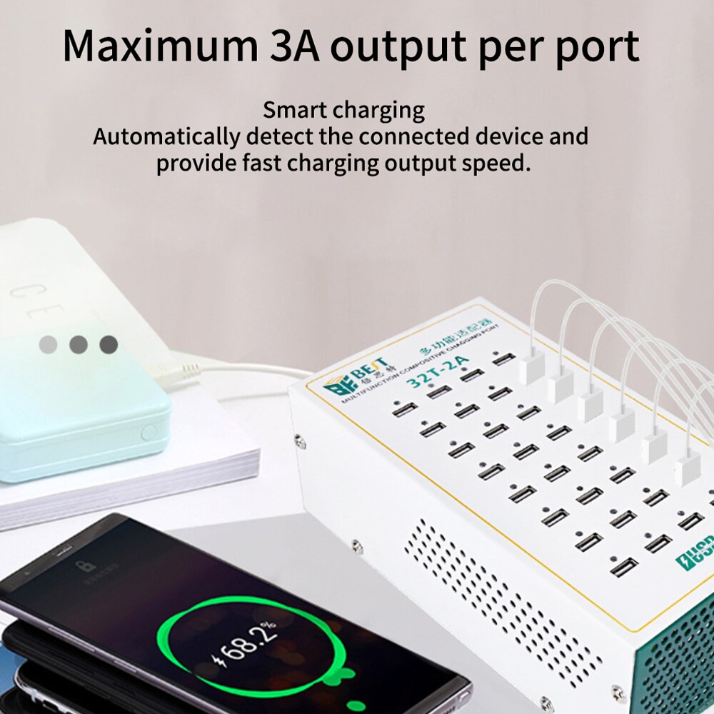 USB Charging Adapter 32t-2a Multifunction Adapter ... – Grandado