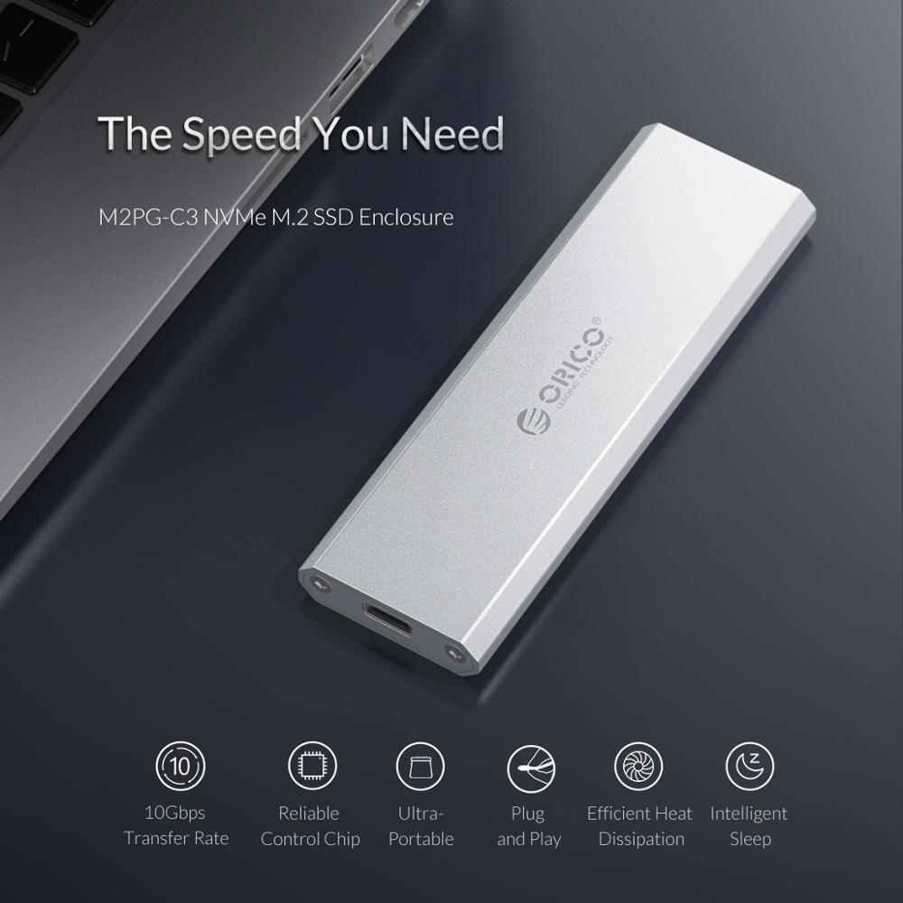 Orico M2 Ssd Case Nvme Behuizing M.2 Naar Usb Type... – Vicedeal