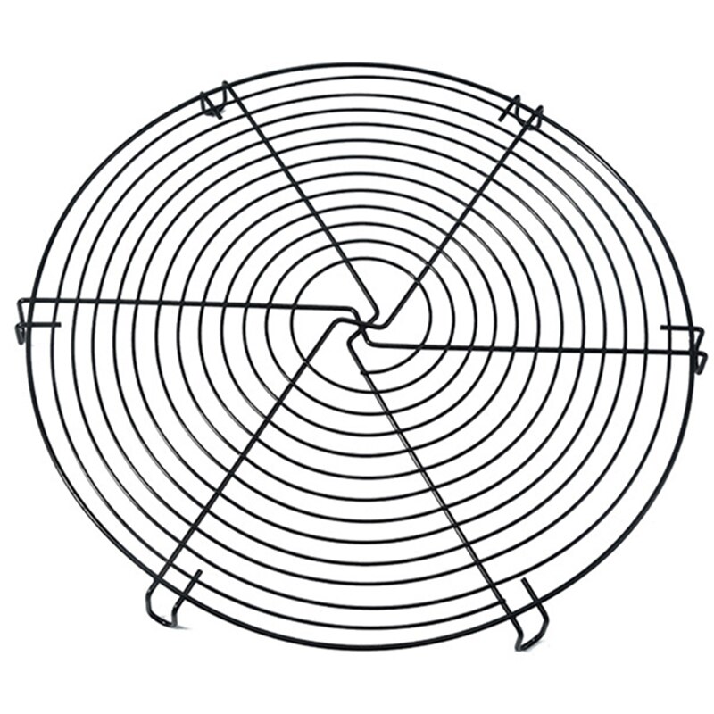 Rund bakning nonstick kaka kylstativ stora kolstål... – Grandado