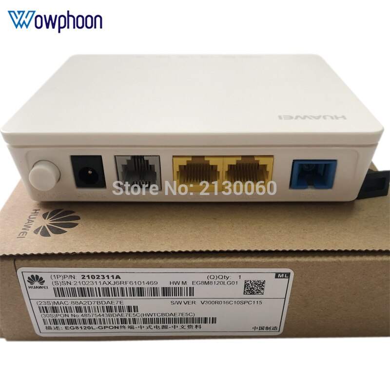 Huawei Echolife EG8120L GPON ONU ONT 1GE+1FE+1TEL ... – Vicedeal