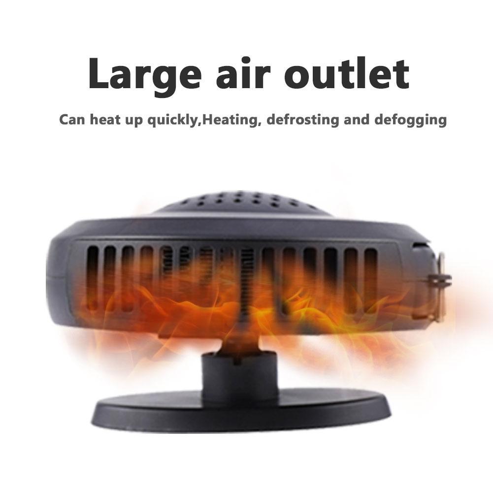 2 In 1 Portable Demister Defroster Cooling Fan DC1... – Grandado