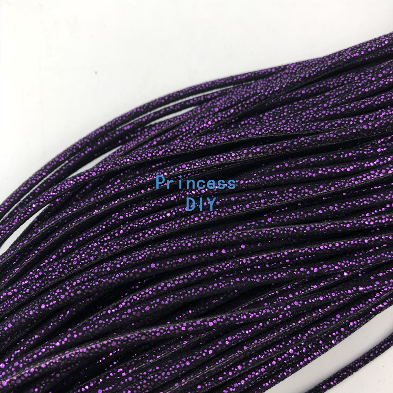 5 mt/los Schmuck Finden 3mm Runde Dark Purple Glit... – Vicedeal