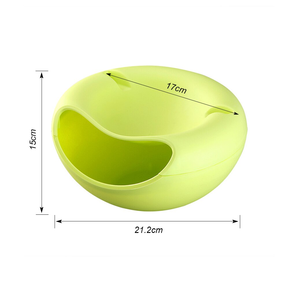 1 PCS Modern Living Room Shape Lazy Snack Bowl Pla... – Vicedeal