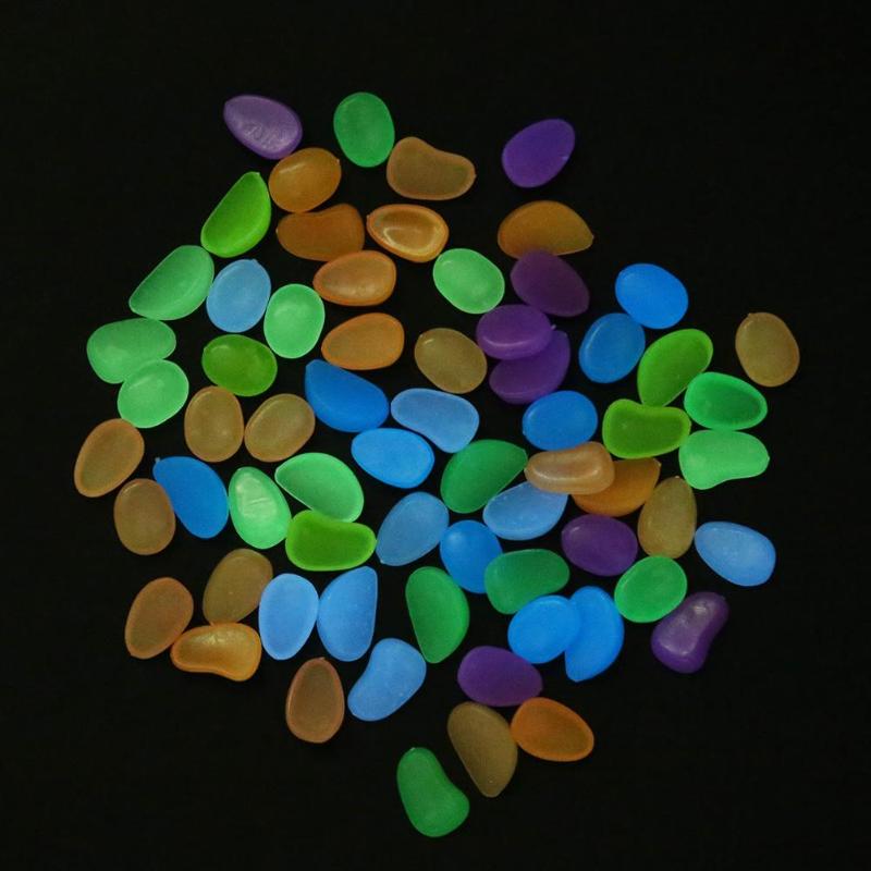 50/100Pcs/Lot Christmas Luminous Pebbles Stones Gl... – Vicedeal