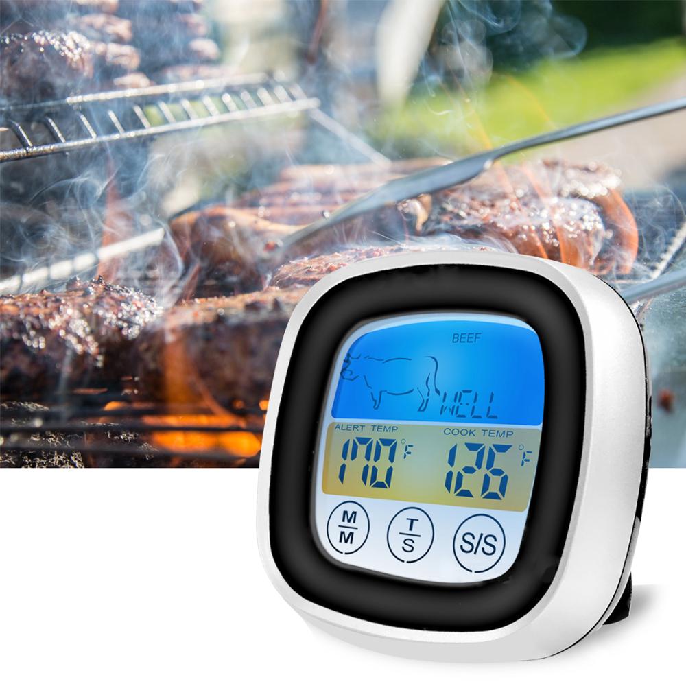 Touch Bbq Thermometer Voor Oven Vlees Grill Met Pr... – Vicedeal