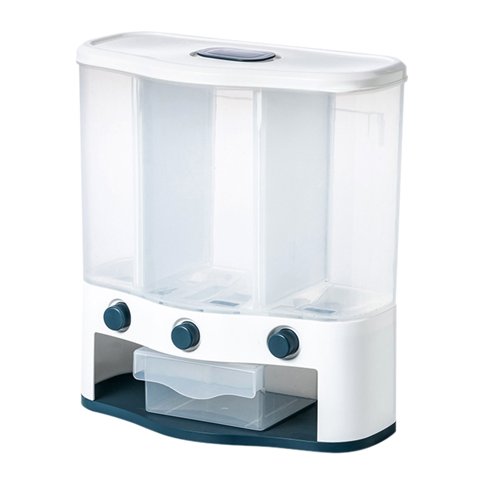Kitchen Rice Dispenser Box Wall-Mounted Dry Food D... – Vicedeal