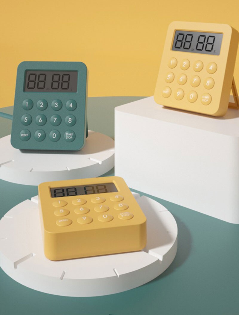 Mini Ultra-thin Kitchen Timers Learning Countdown ... – Vicedeal