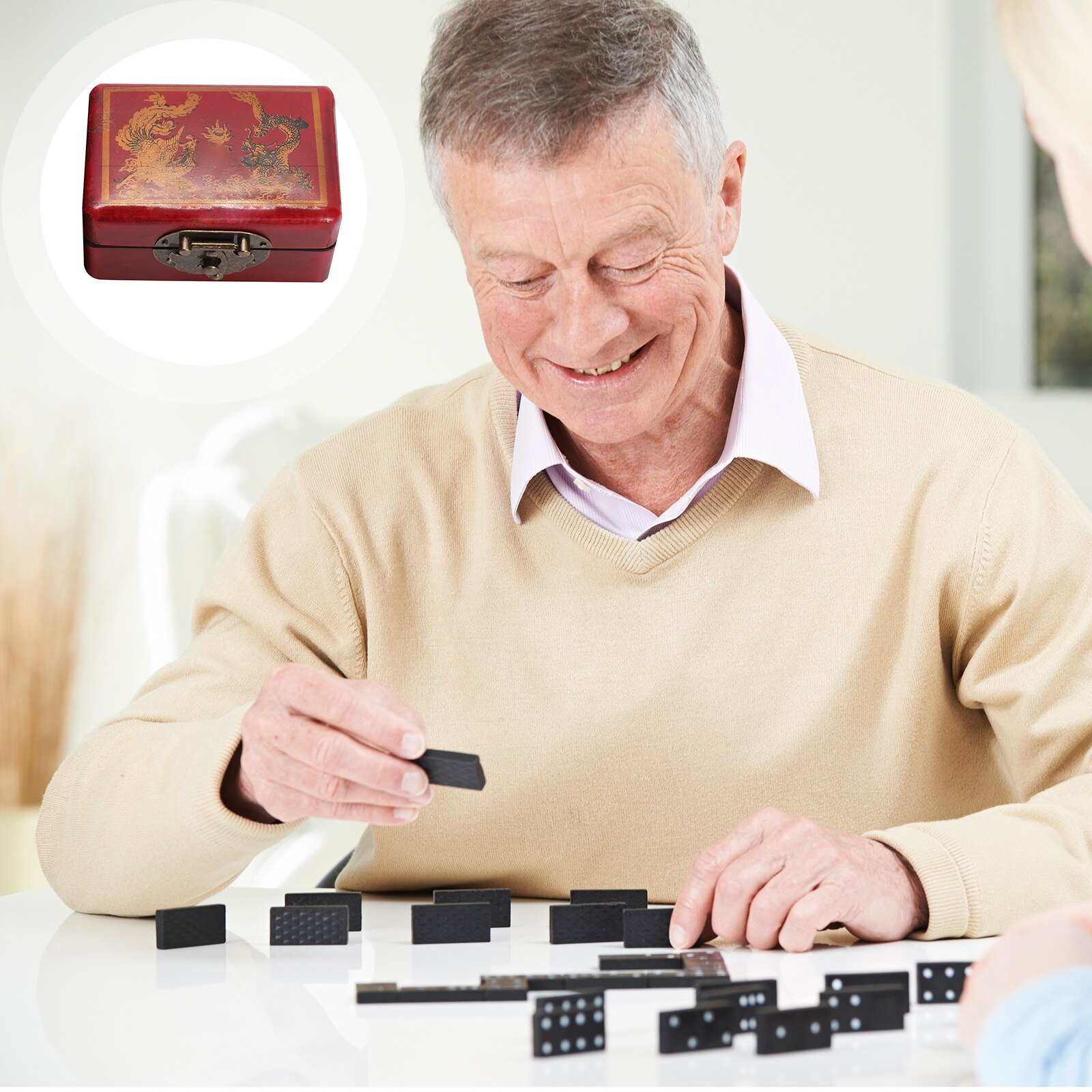 High Playability Dominoes Game Set 28 Pieces Educa... – Grandado