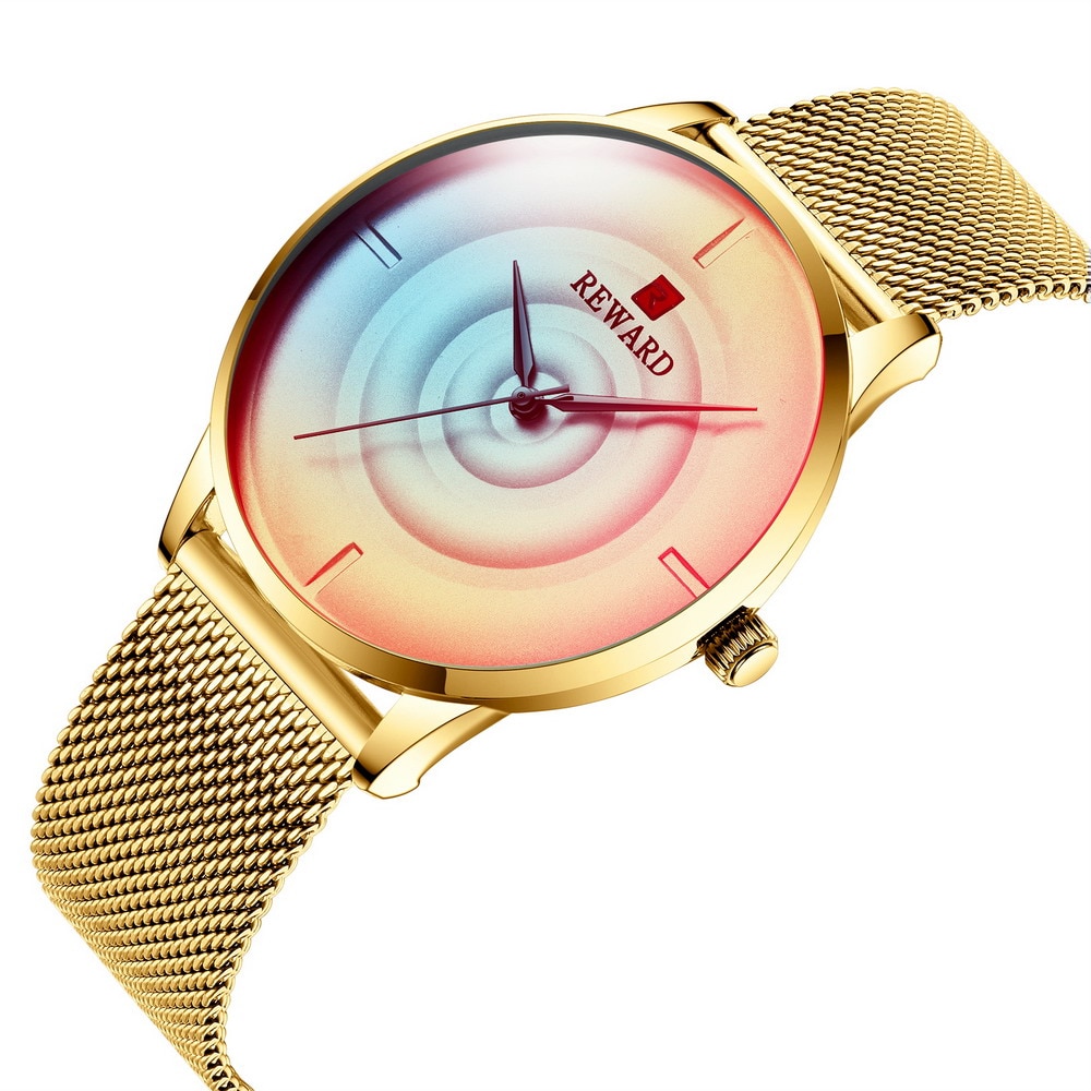 Reward Couple watches Magic Iridescent Crystal Gla... – Grandado