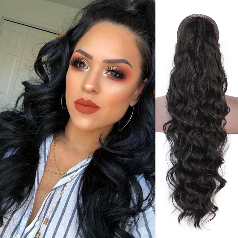 AISI BEAUTY Long Body Wave Ponytail Extension Draw... – Grandado