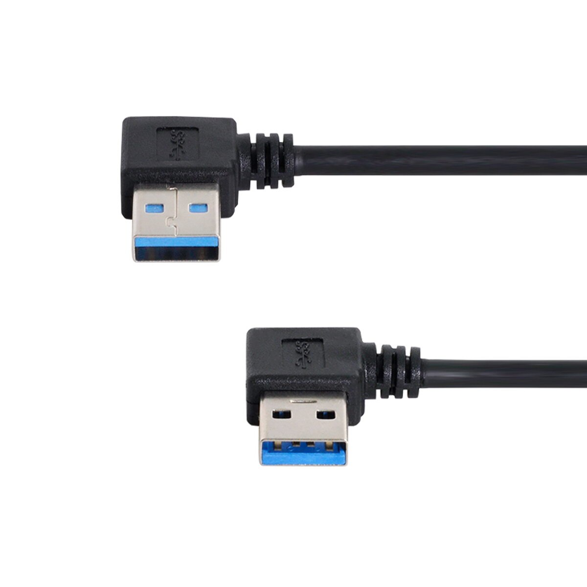 USB 3,0 Typ A Stecker 90 Grad Links Abgewinkelt US... – Vicedeal