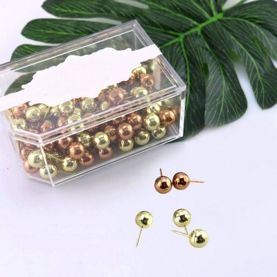 100 Pins/Set Rose Gold Push Pins Decorative Tacks ... – Grandado