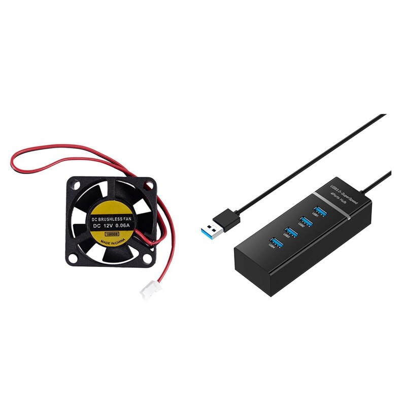 1 Pcs 12V Cooler Brushless DC Fan 30X10mm & 1 Pcs ... – Vicedeal