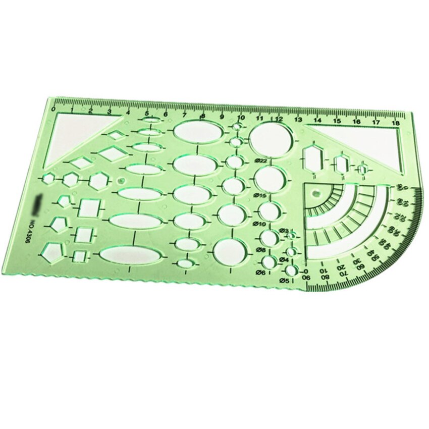 Plastic Multifunctional Rulers School Students Mat... – Vicedeal