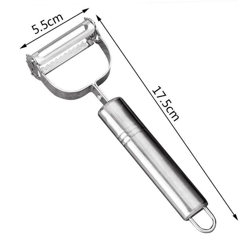 Steel Vegetables Fruit Peeler Double Planing Grate... – Grandado