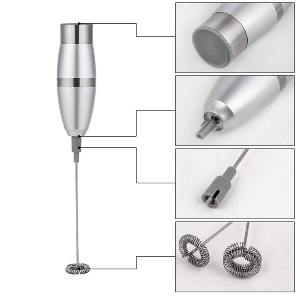 Cappucinos Latte Chocolate Milk Frother Whisk Frot... – Grandado