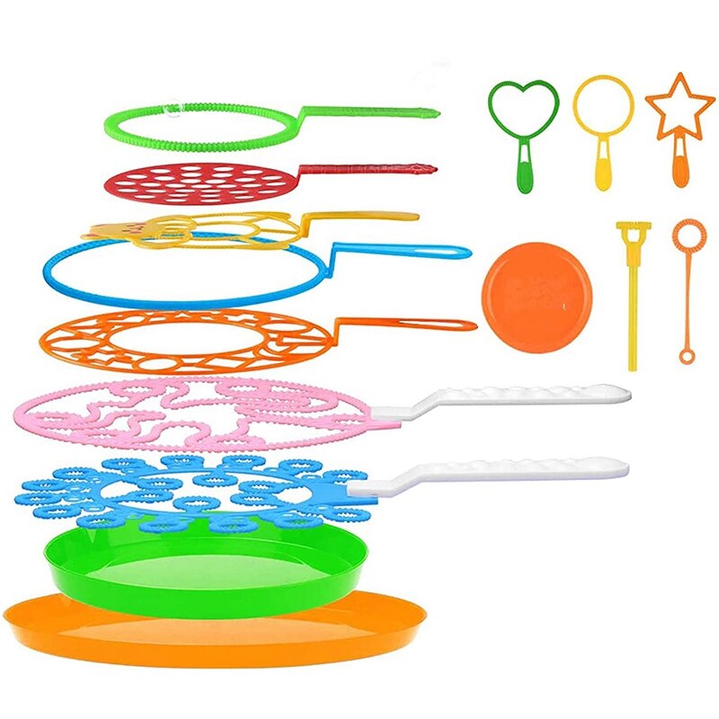 15PCS Big Bubbles Wand Kit for Kids Bubble Making ... – Vicedeal