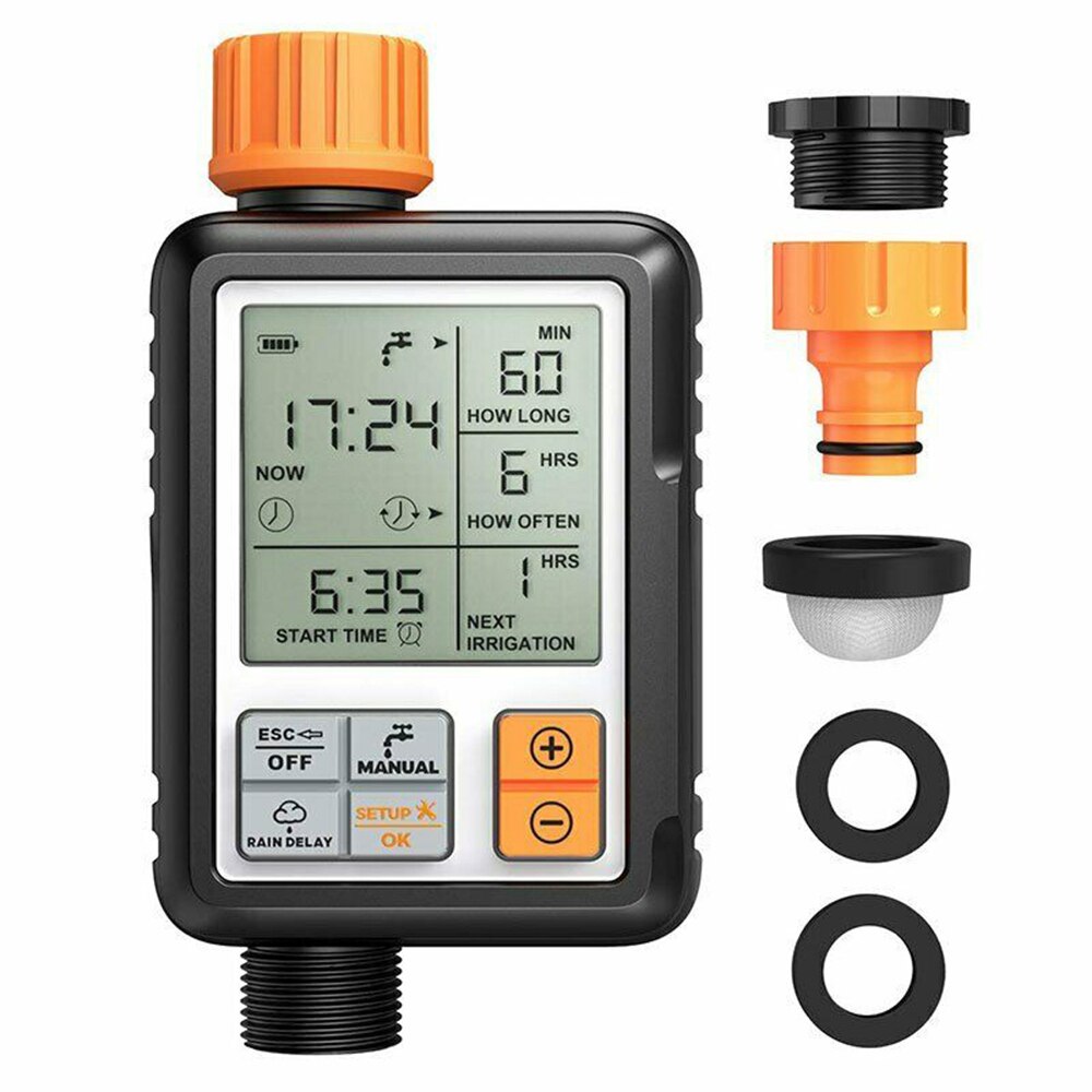 LCD Electronic Automatic Irrigation Timer Watering... – Grandado