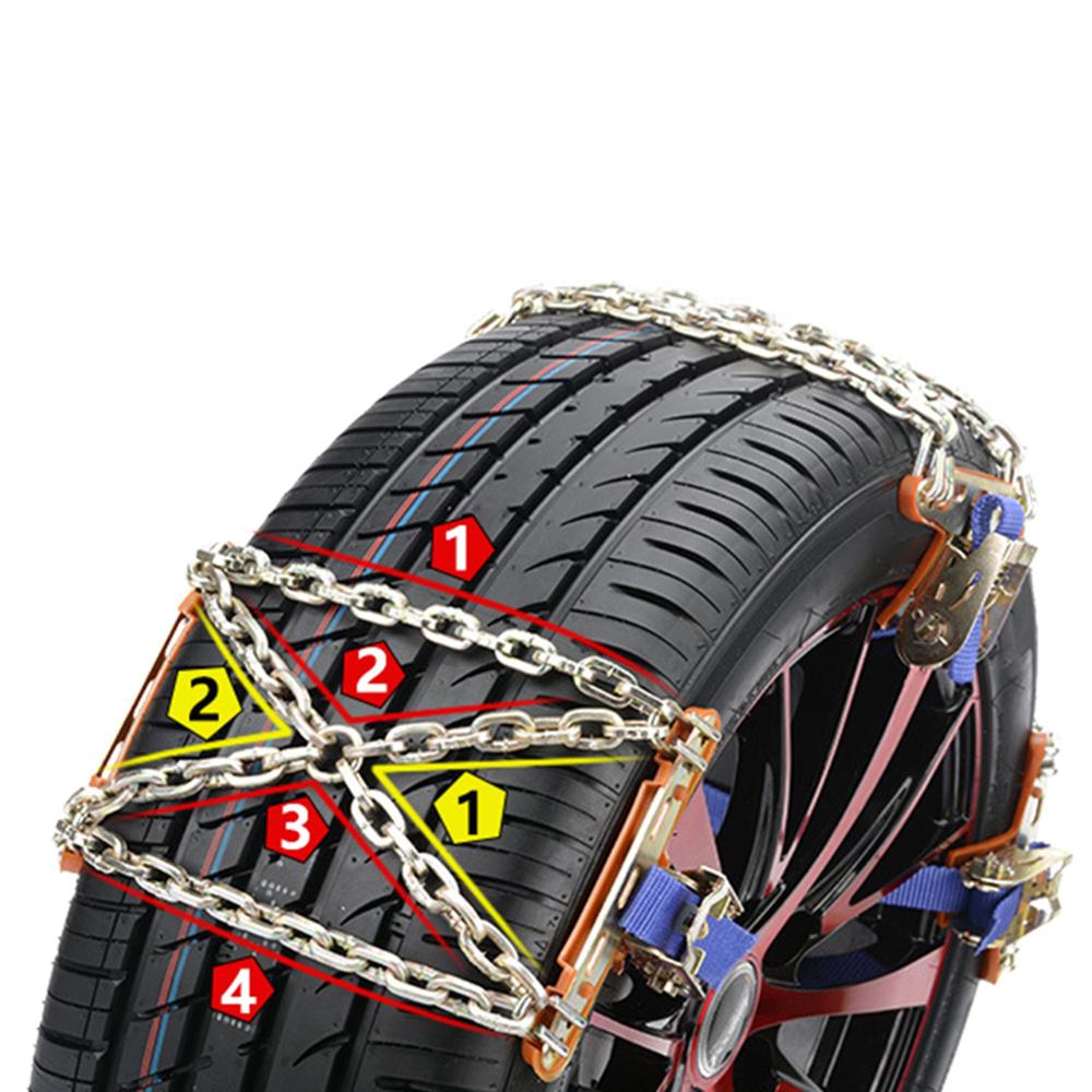 Anti-Schleudern X-typ Stahl Auto Reifen Schnee Ket... – Grandado