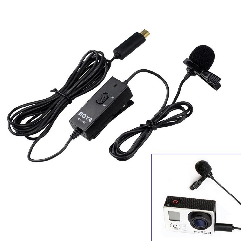 BOYA BY-GM10 Omni Directional Clip-on Lavalier Con... – Vicedeal