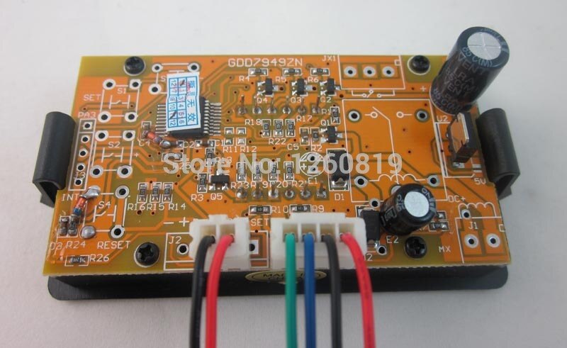 4 Digits Digital Red LED Counter Panel Meter DC 6-... – Grandado