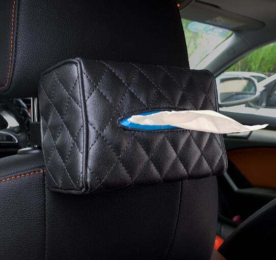 Leather Car Tissue Box Auto Pumping Cassette Acces... – Grandado