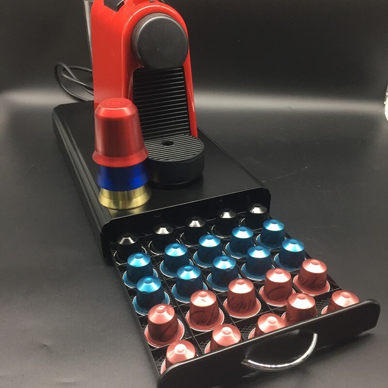 50 Capsule Nespresso Coffee Pod Drawer Rotating Co... – Grandado