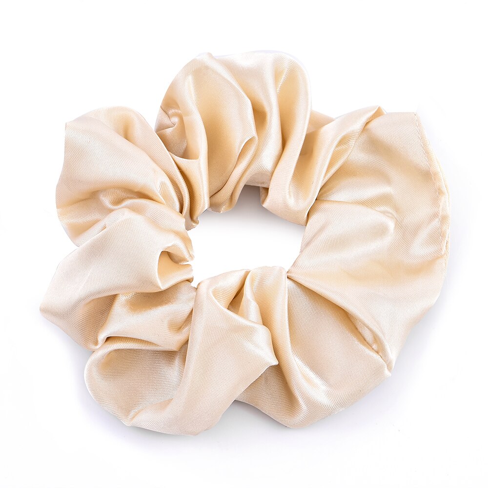 Vrouwen Satijn Zijde Haar Tie Elastische Scrunchie... – Grandado