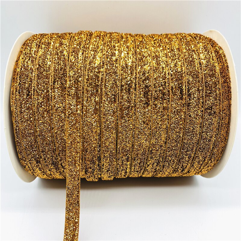 6/10/15/20/25/38MM Golden Wire Ribbon Handmade Wed... – Vicedeal