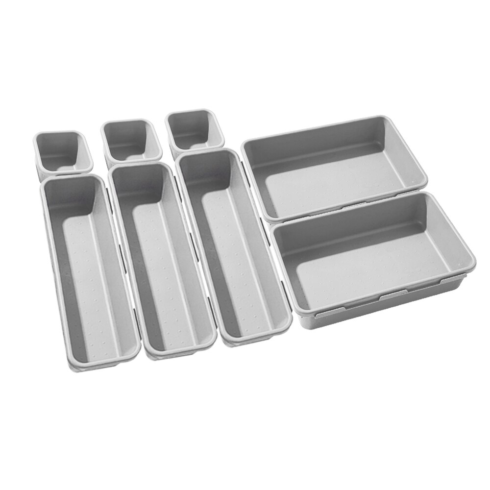 8-Piece Set Drawer Style Storage Box Tray Separate... – Grandado