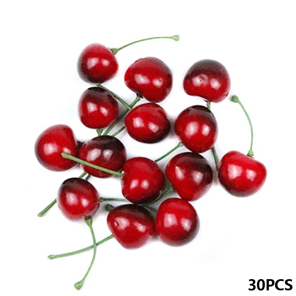 30Pcs Lifelike Faux Cherry Photography Props Artif... – Grandado