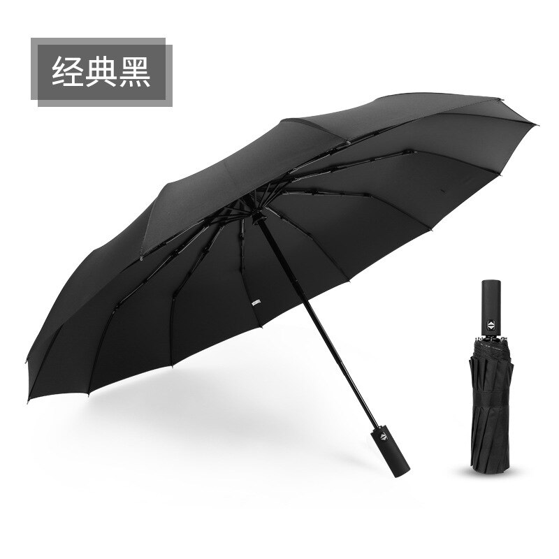 Windproof Auto Open Close Umbrella Men 3 Folding W... – Grandado