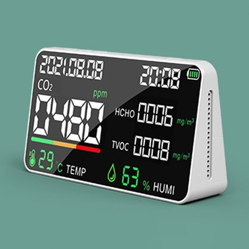 6 IN 1 Air Quality Detector CO2 Meter CO2 Tester C... – Vicedeal