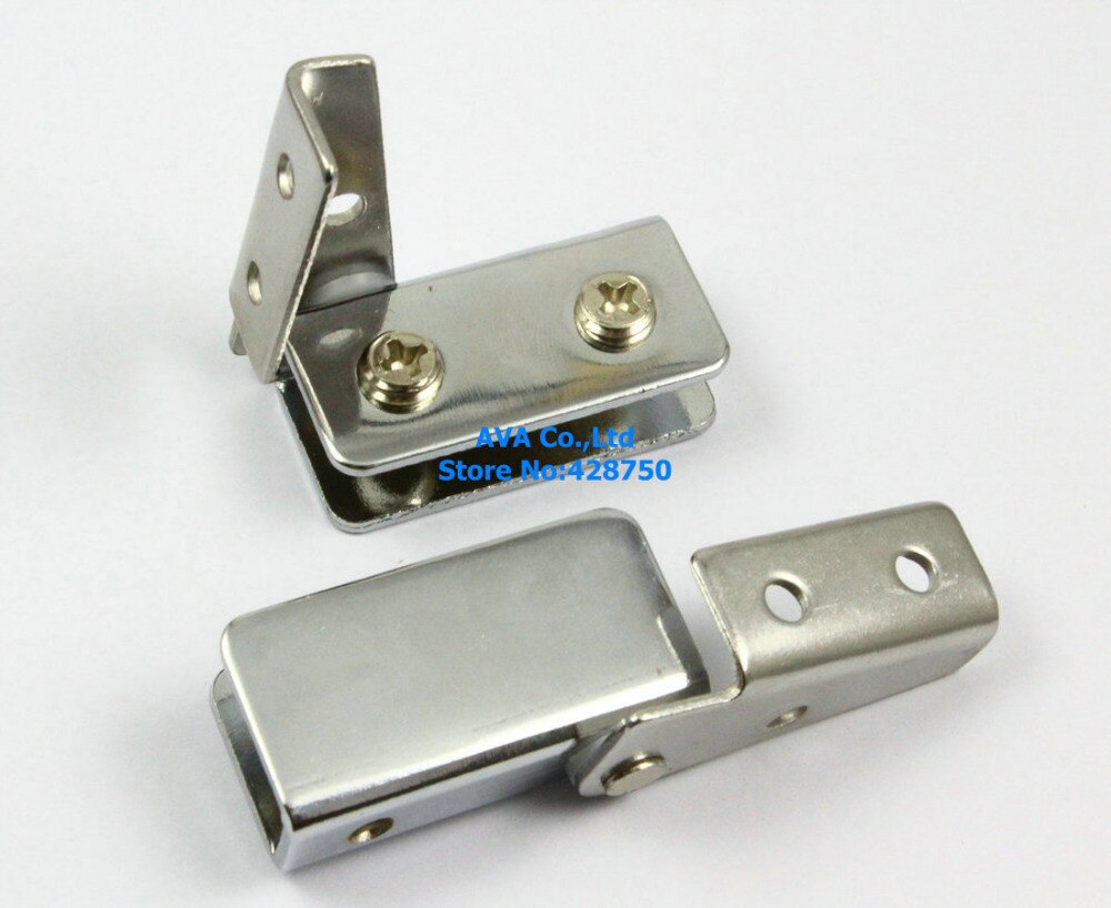 4 Pieces Cabinet Glass Pivot Door Hinge Clamps For... – Vicedeal